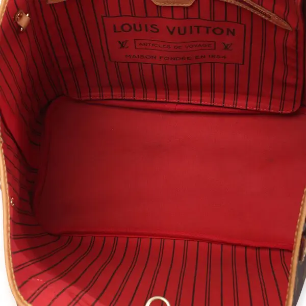 LOUIS VUITTON Monogram Canvas Neverfull Mm Tote Bag