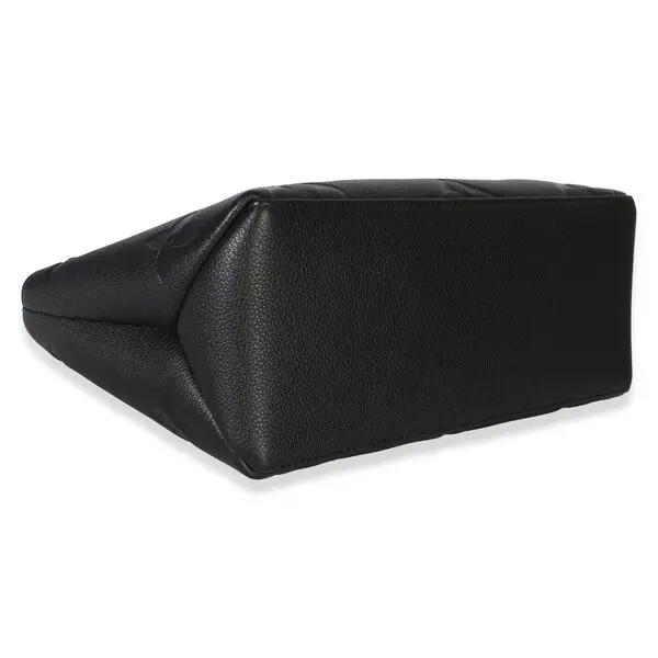LOUIS VUITTON Monogram Giant Empreinte Petit Palais Shoulder Bag - Black