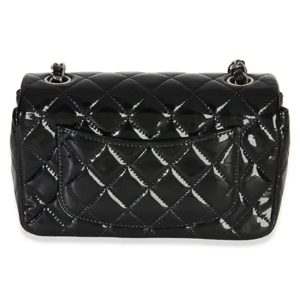 Chanel Quilted Patent Flap Bag
