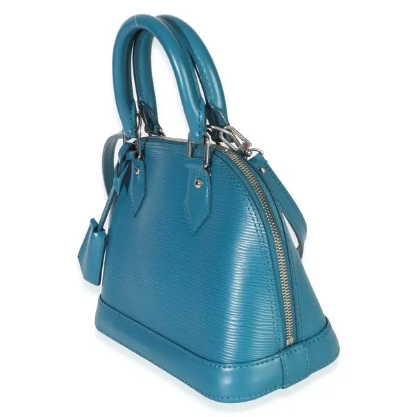 LOUIS VUITTON Epi Leather Alma Bb Top Handle Bag - Blue