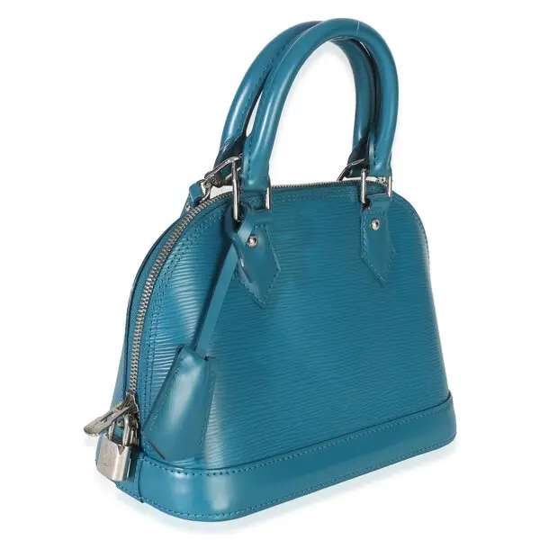 LOUIS VUITTON Epi Leather Alma Bb Top Handle Bag - Blue
