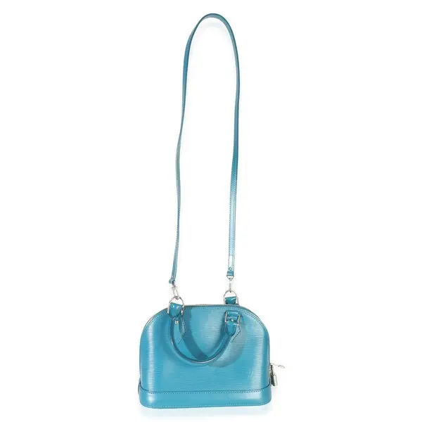 LOUIS VUITTON Epi Leather Alma Bb Top Handle Bag - Blue