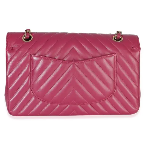 Chanel Classic Double Flap Shoulder Bag - Pink