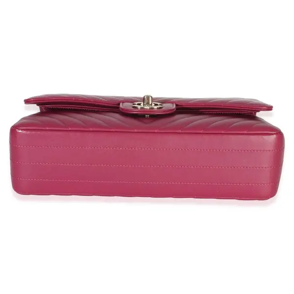 Chanel Classic Double Flap Shoulder Bag - Pink
