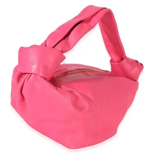 Bottega Veneta Nappa Double Knot Bag - Pink