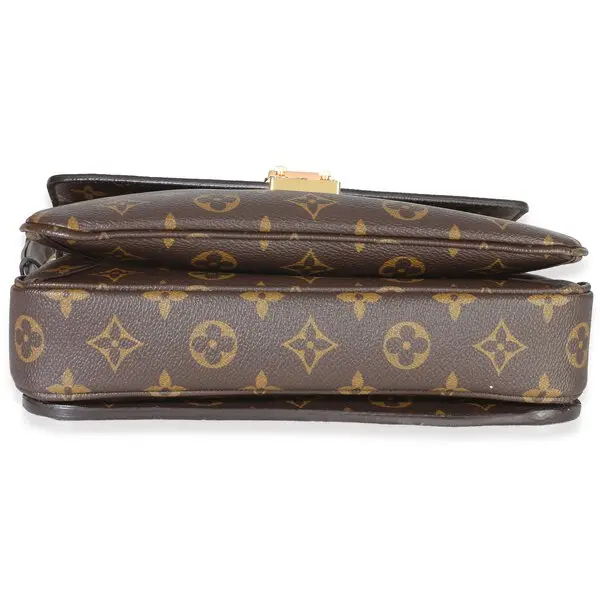 LOUIS VUITTON Monogram Canvas Pochette Metis Shoulder Bag - Brown