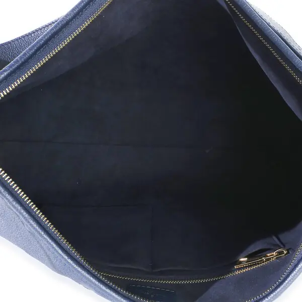 LOUIS VUITTON Navy Giant Monogram Empreinte Carryall Mm Shoulder Bag - Blue