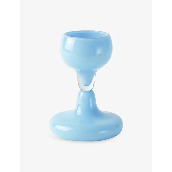 GUSTAF WESTMAN Chunky Wine Glass - Light Blue