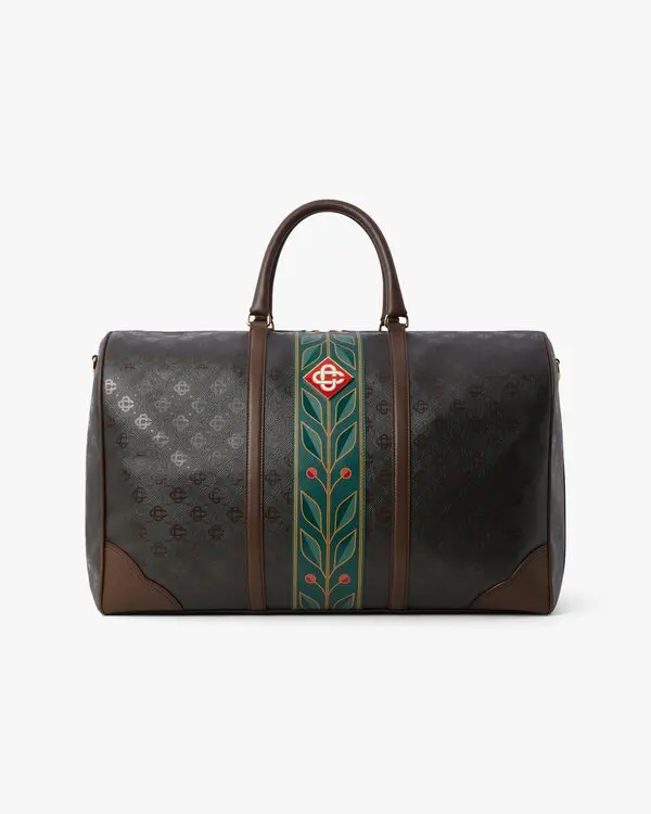 Casablanca Dark Monogram Weekender Bag