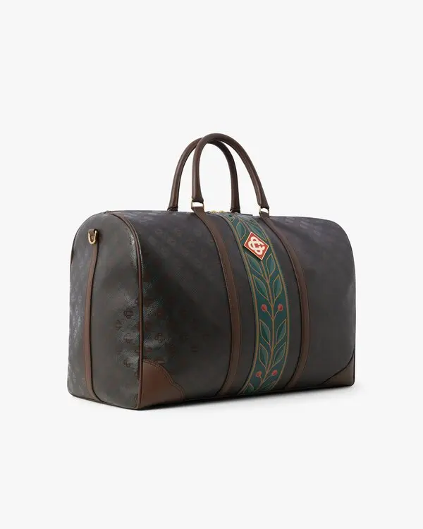 Casablanca Dark Monogram Weekender Bag