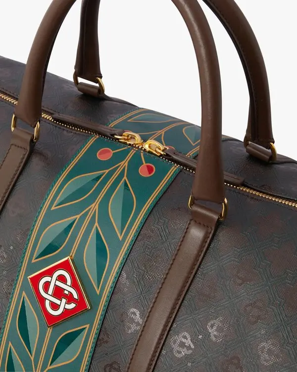 Casablanca Dark Monogram Weekender Bag