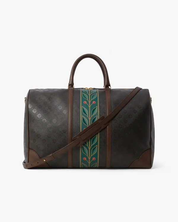 Casablanca Dark Monogram Weekender Bag