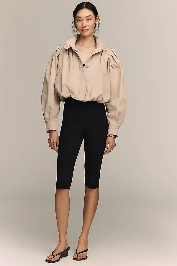 English Factory Shirred Trench Jacket