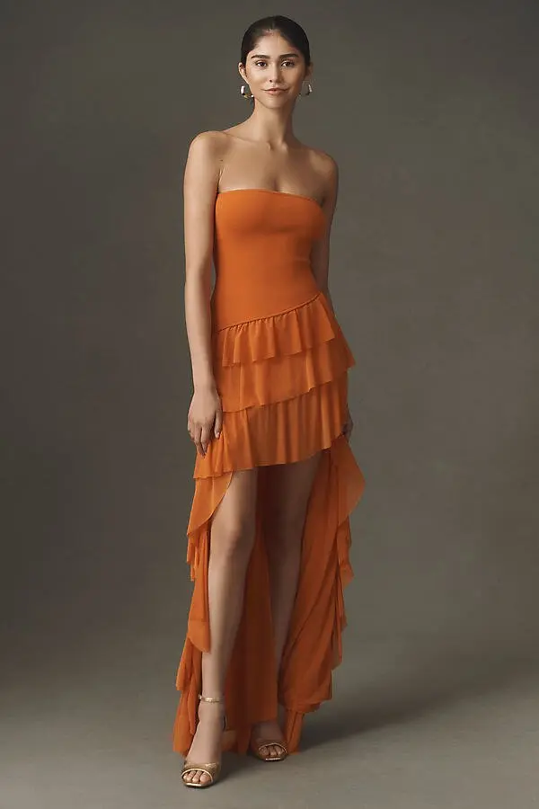 Ronny Kobo Ambra Maxi Dress - Apricot