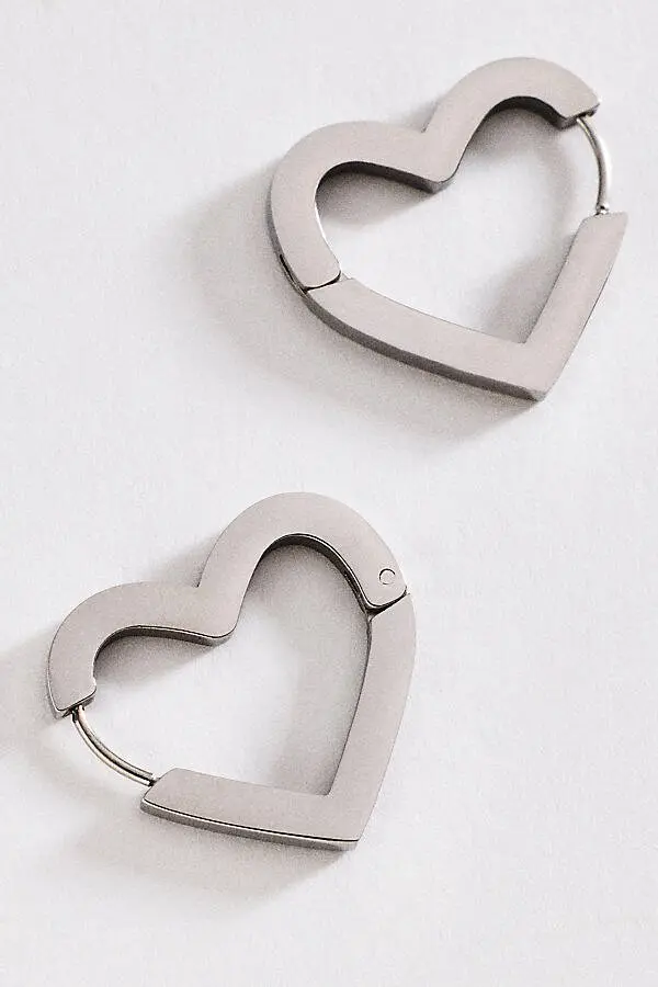 Maison Irem Lyra Huggie Earrgs - Silver