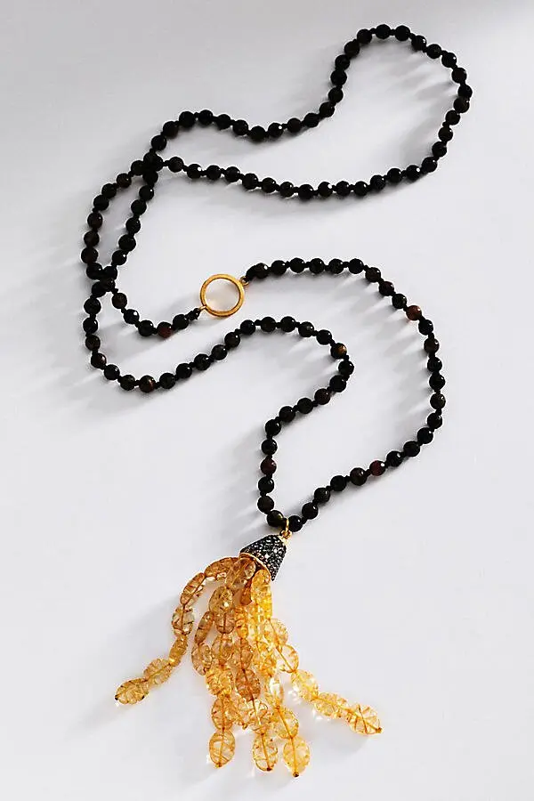 Maison Irem Honey Necklace - Brown