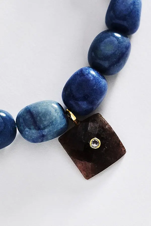 Maison Irem Beaded Stone Necklace