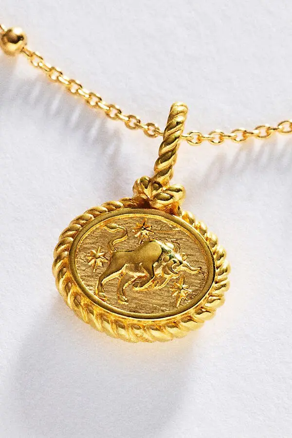 AWE INSPIRED Zodiac Gemstone Pendant Necklace - Taurus