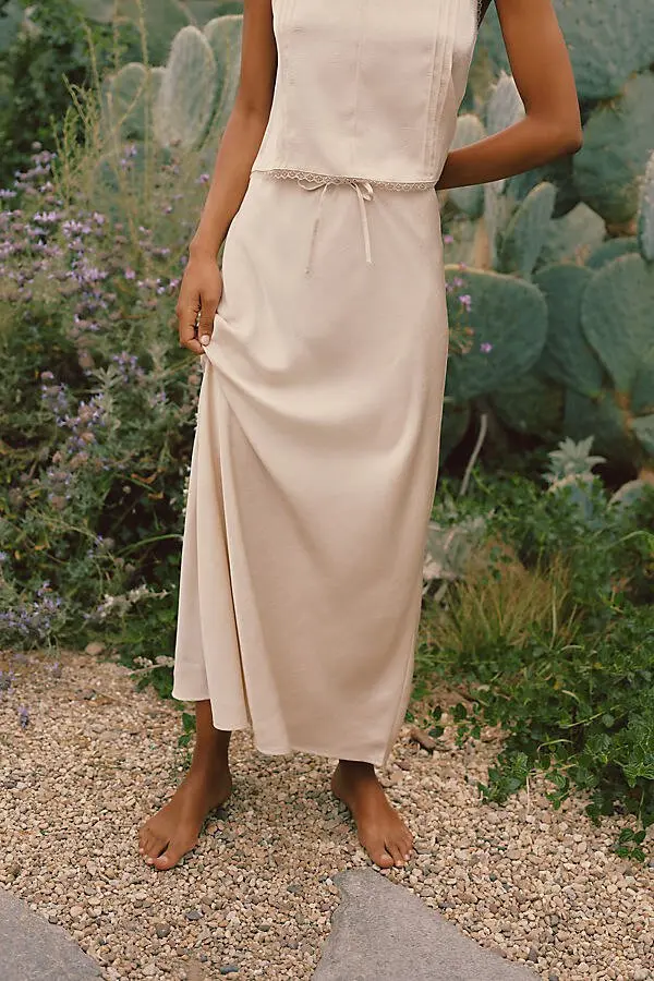 Z Supply Viva Slip Skirt - Ivory