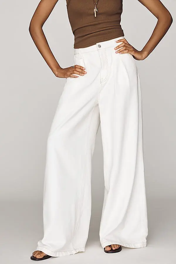 PISTOLA Delphia High-rise Wide-leg Jeans