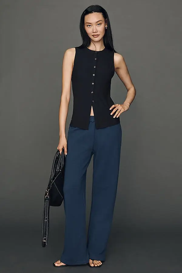 Varley Latia Button Tank Top