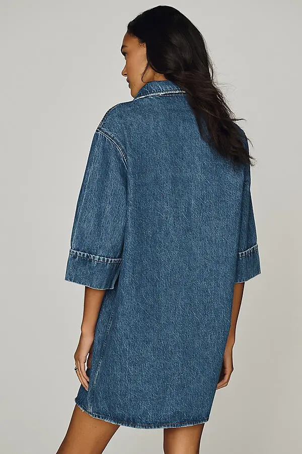 ANINE BING Mary Button-front Dress