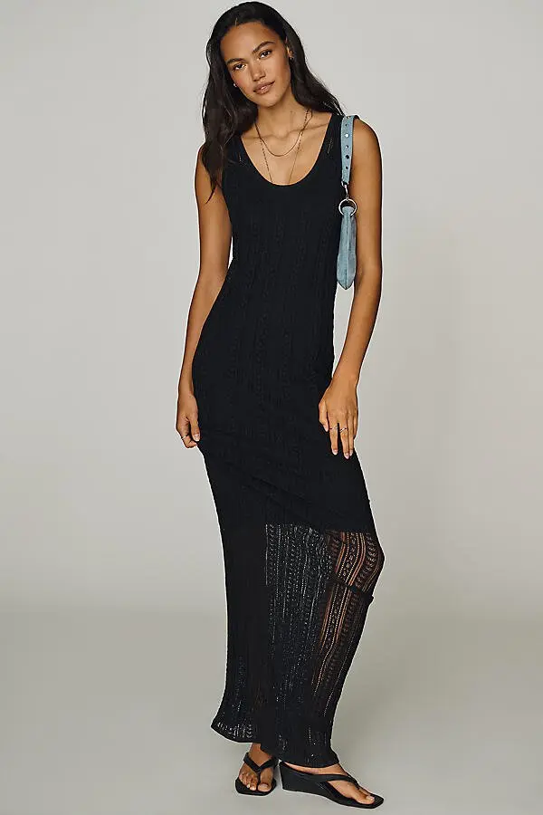 ANINE BING Arie Sleeveless Dress - Black