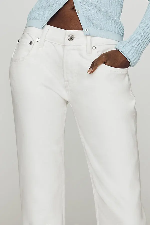 EB DENIM Maria Slim Low-rise Bootleg Jeans