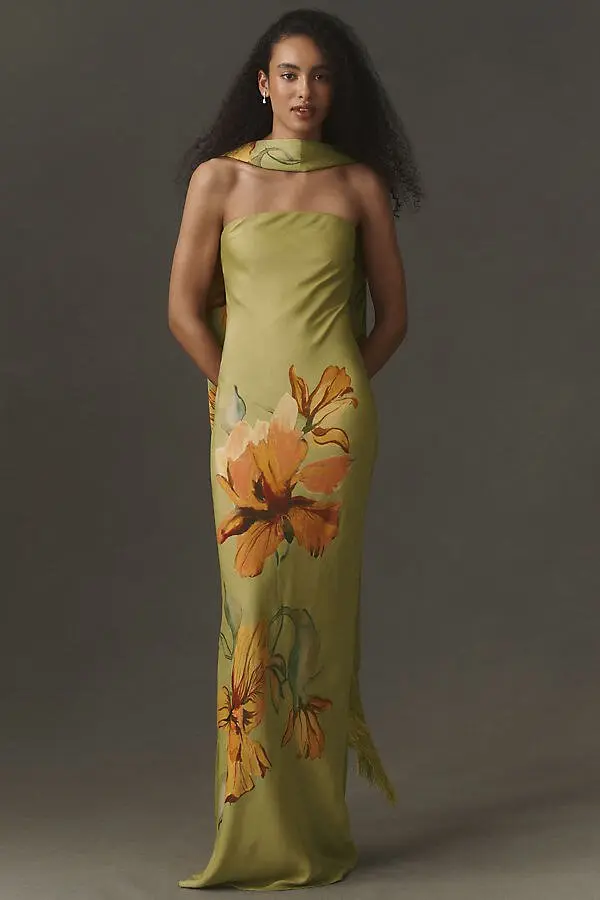ROCOCO Sand Strapless Maxi Dress