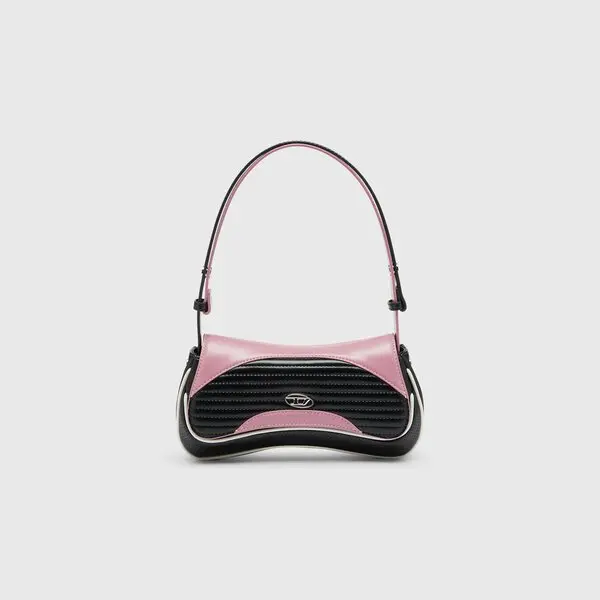 DIESEL® Play Clutch Bag With Quilted Flap And Perforated Panels