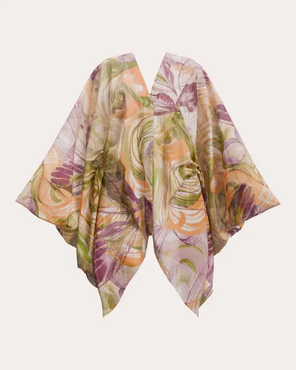 ANDREA IYAMAH Labu Vibra Sheer Organza Bubble Robe Polyester - Multicolor