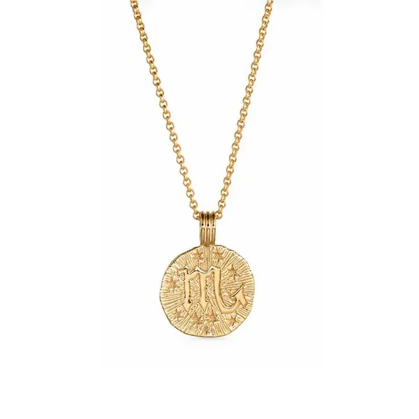 ZOË & MORGAN Sun In Scorpio Necklace Vermeil
