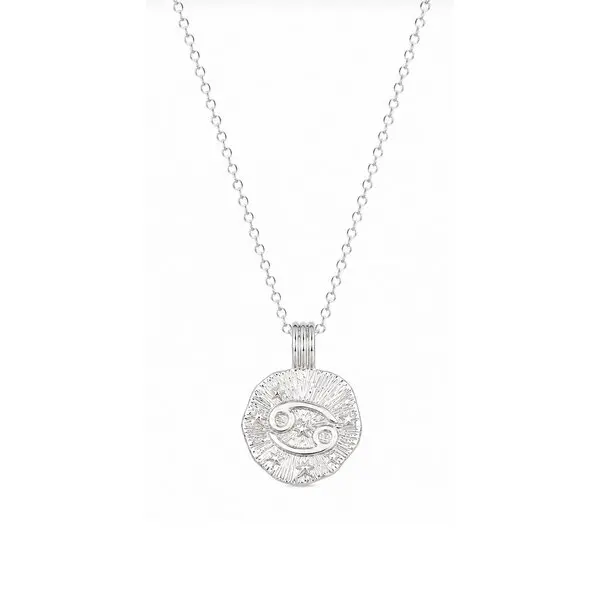 ZOË & MORGAN Sun In Cancer Necklace Sterling