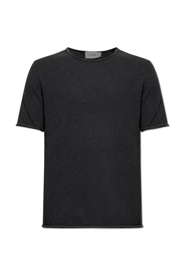 American Vintage T-shirt With Raw Edges