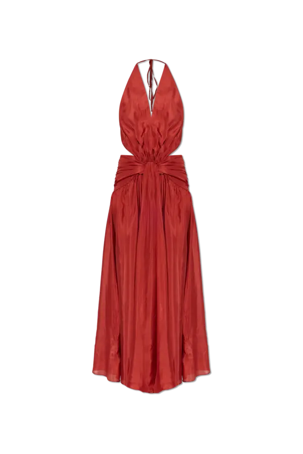Zimmermann Silk Halterneck Maxi Dress