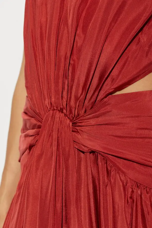 Zimmermann Silk Halterneck Maxi Dress
