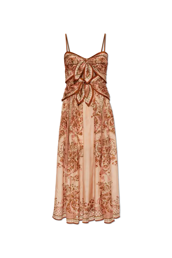 Zimmermann Silk Off-shoulder Dress