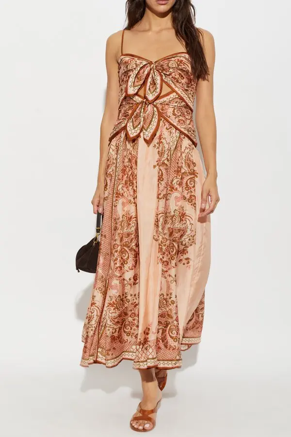 Zimmermann Silk Off-shoulder Dress