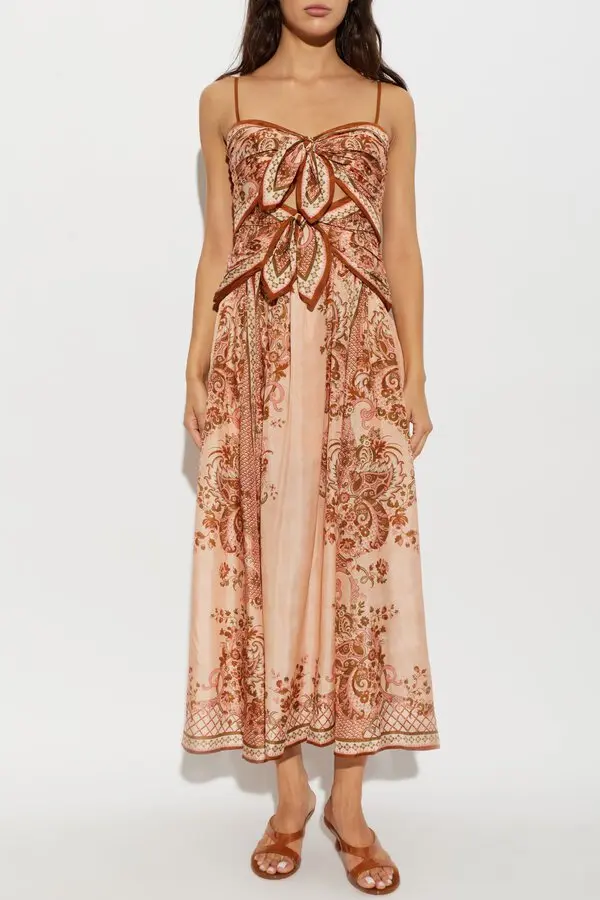 Zimmermann Silk Off-shoulder Dress