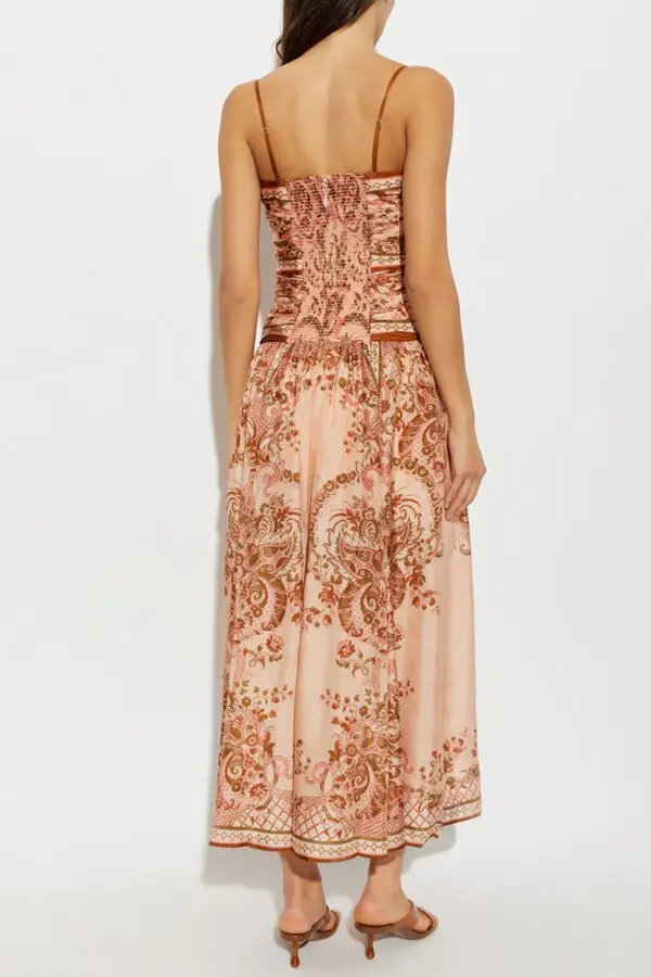Zimmermann Silk Off-shoulder Dress