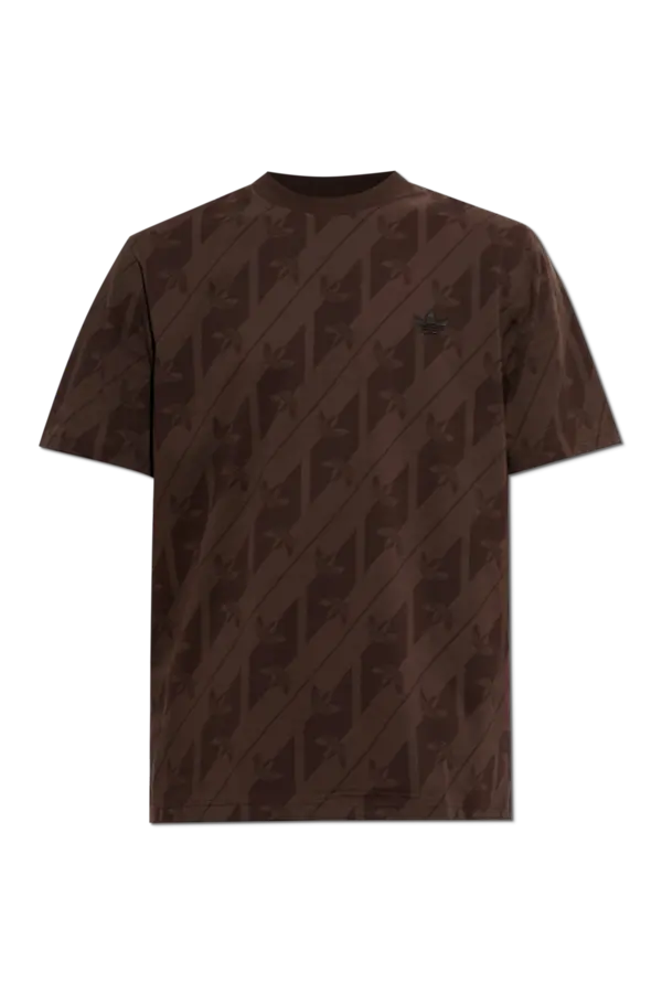 ADIDAS ORIGINALS Monogram T-shirt - Brown