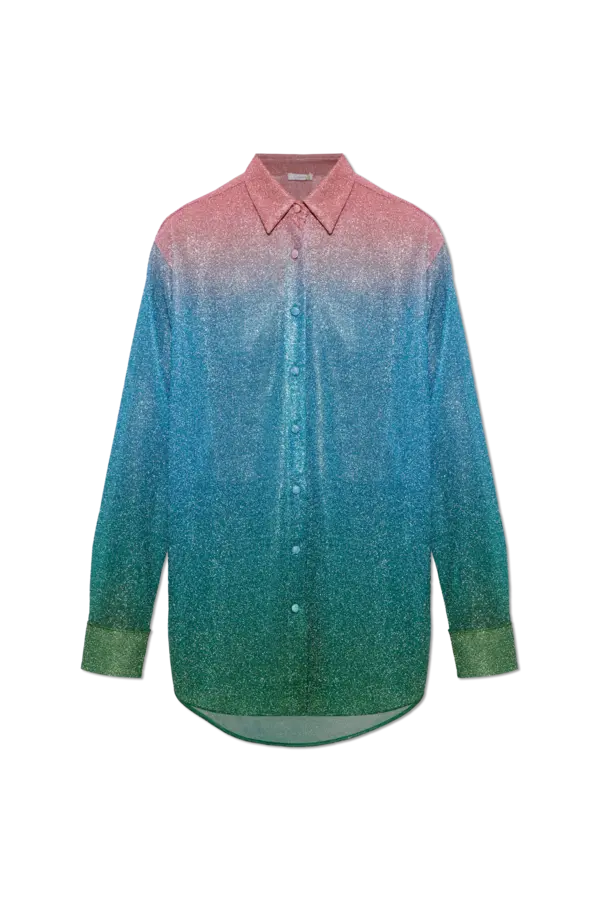Oseree Shirt With Lurex Thread