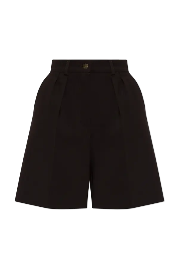 Max Mara Wool Shorts `sauna - Brown