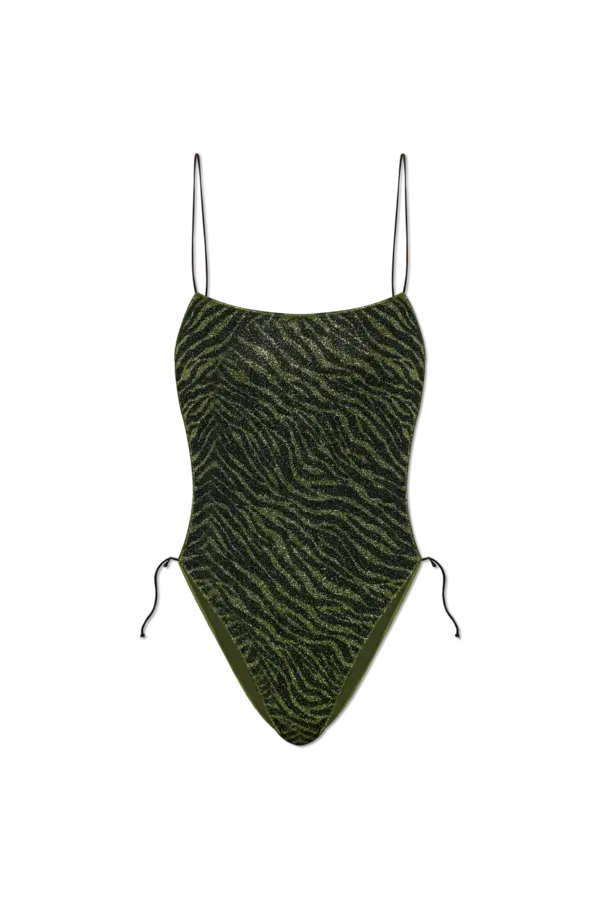 Oseree One-piece Swimsuit With Lurex Thread