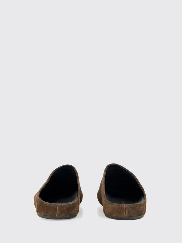 Officine Creative Suede Open-heel Sabot Mules - Brown