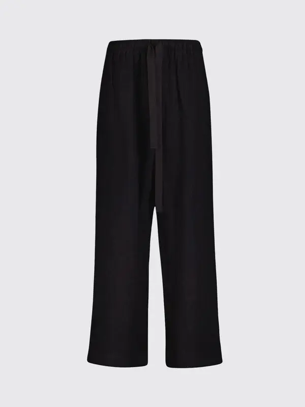 Commas Linen Trousers - Black