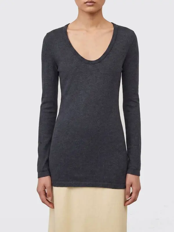 LISA YANG Long Sleeve Sweater - Grey