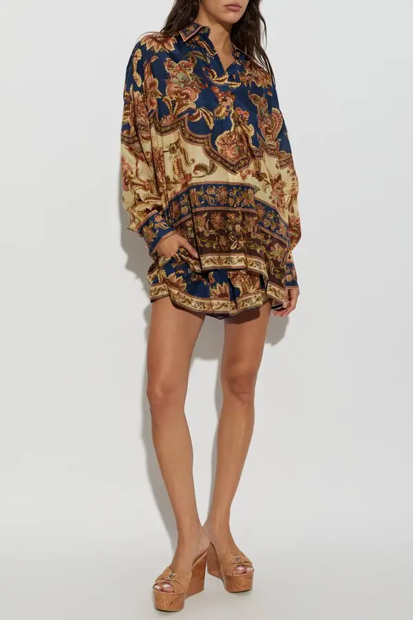 Zimmermann Silk Shirt With Print