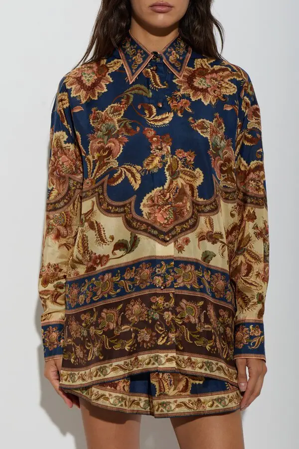Zimmermann Silk Shirt With Print