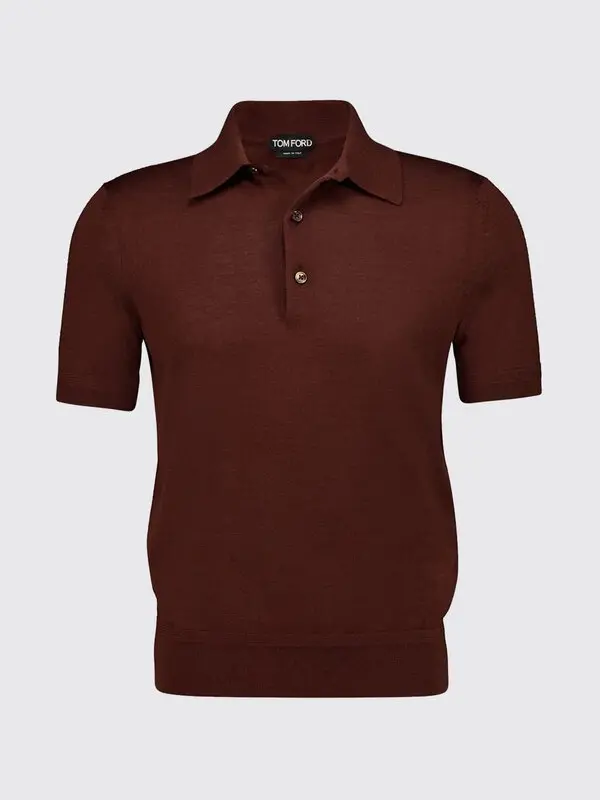 TOM FORD Polo Shirt - Cocoa